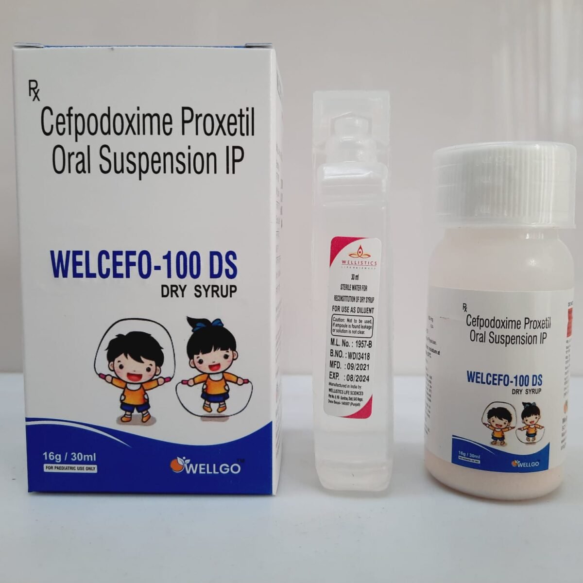 Cefpodoxime 100 Mg Dry syrup - Well Go Pharma